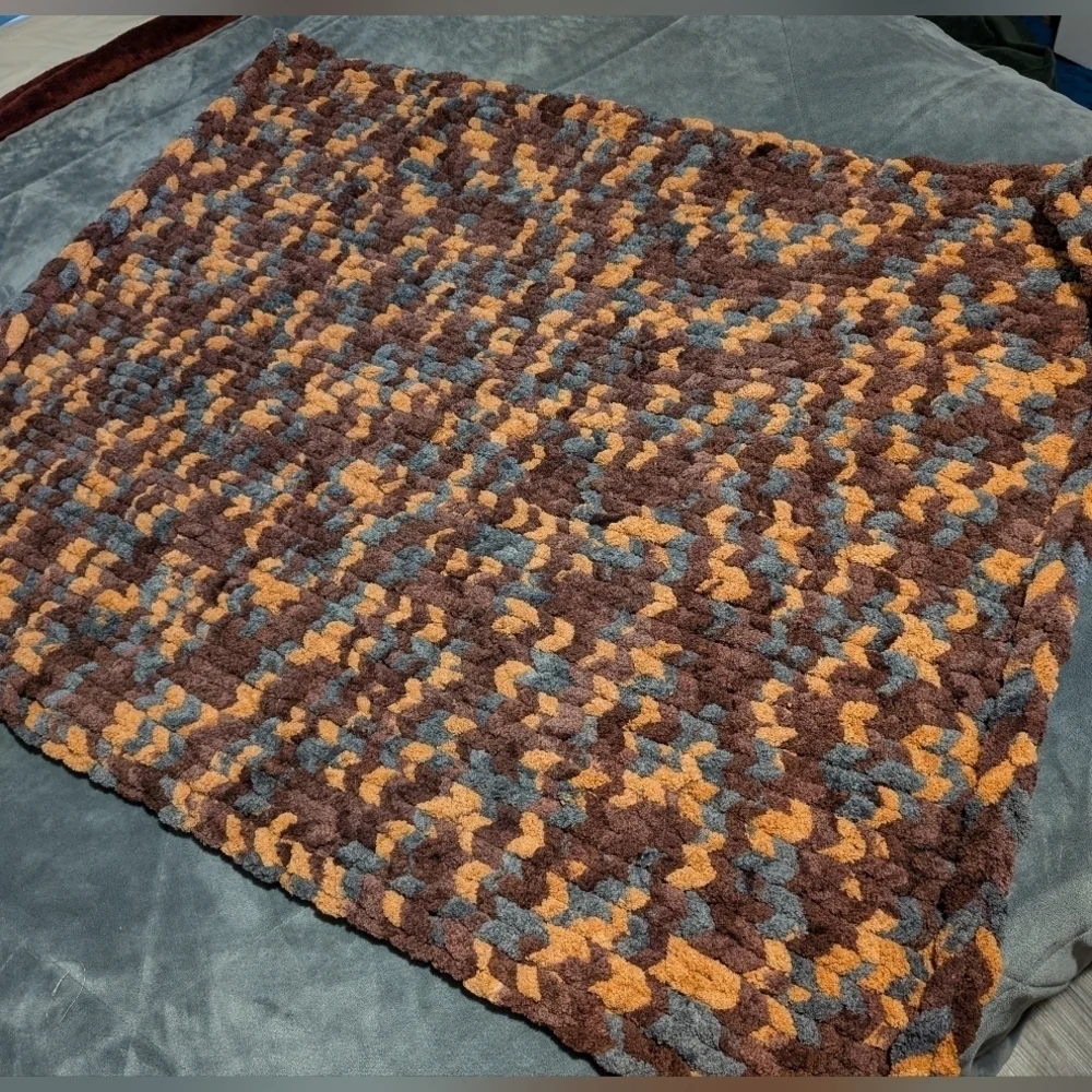 Hand Crafted | Bedding | Chunky Handknit Blanket | Poshmark